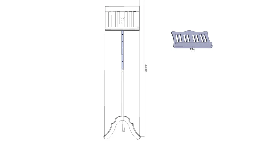 Music Stand | 3D Warehouse