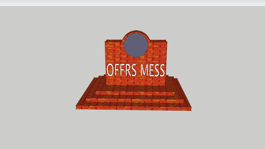 Offrs mess board | 3D Warehouse