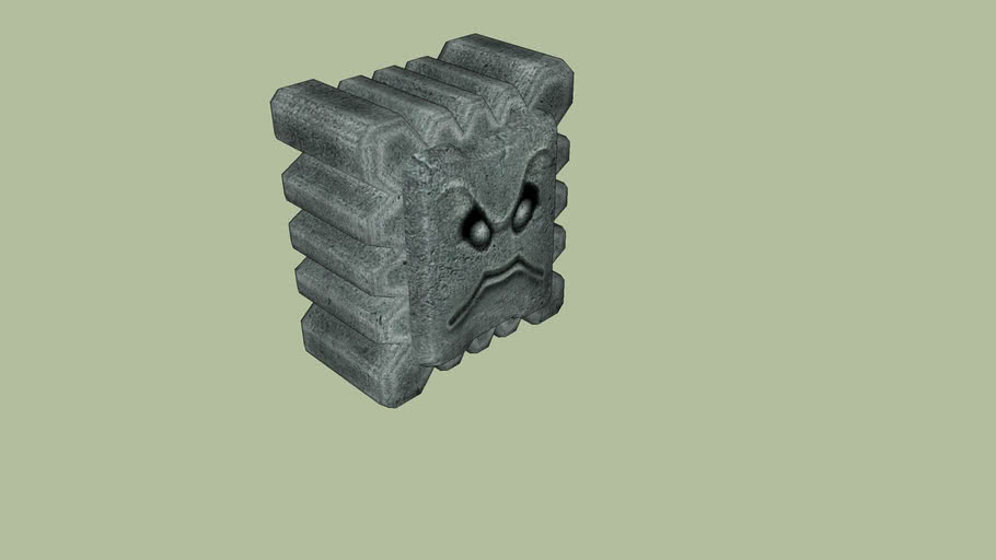 Mario Thwomp | 3D Warehouse