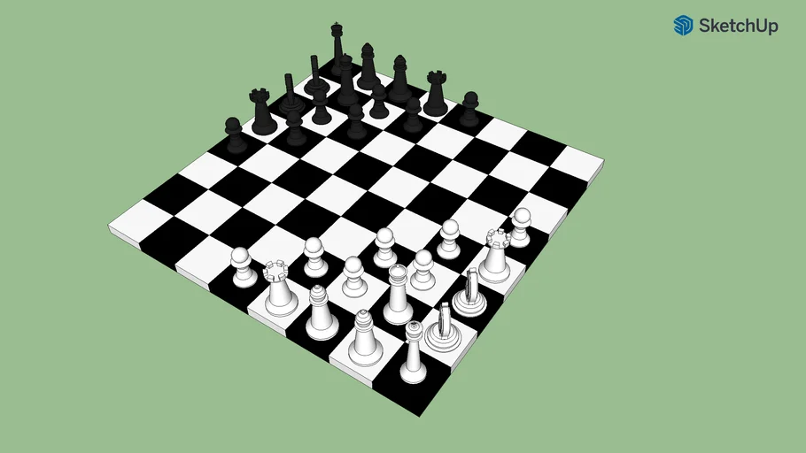 Diagonal chess | 3D Warehouse