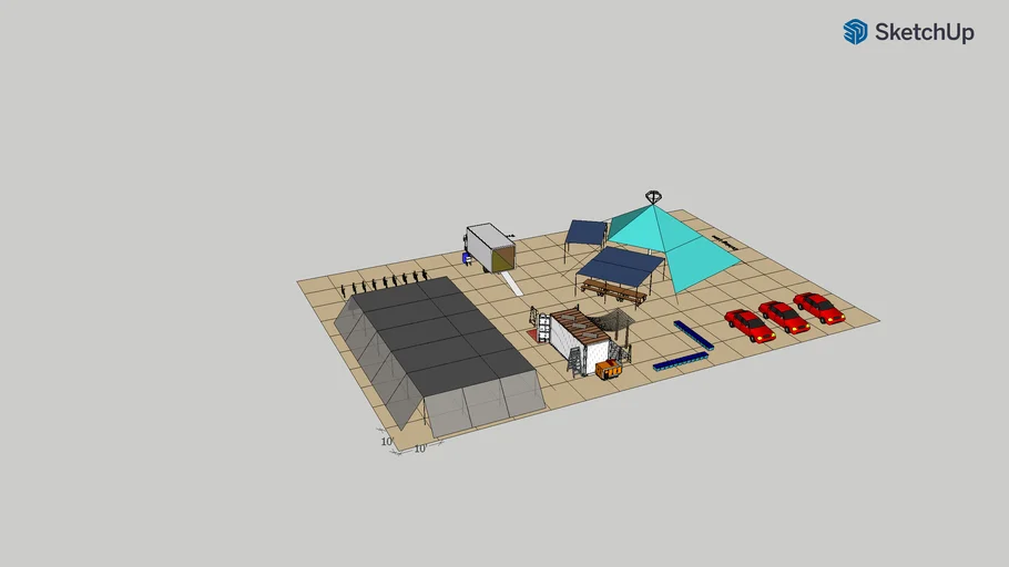 Lux Vag Camp Layout 2022 | 3D Warehouse