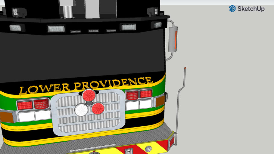 2020 pierce velocity 100' platform aerial | 3D Warehouse