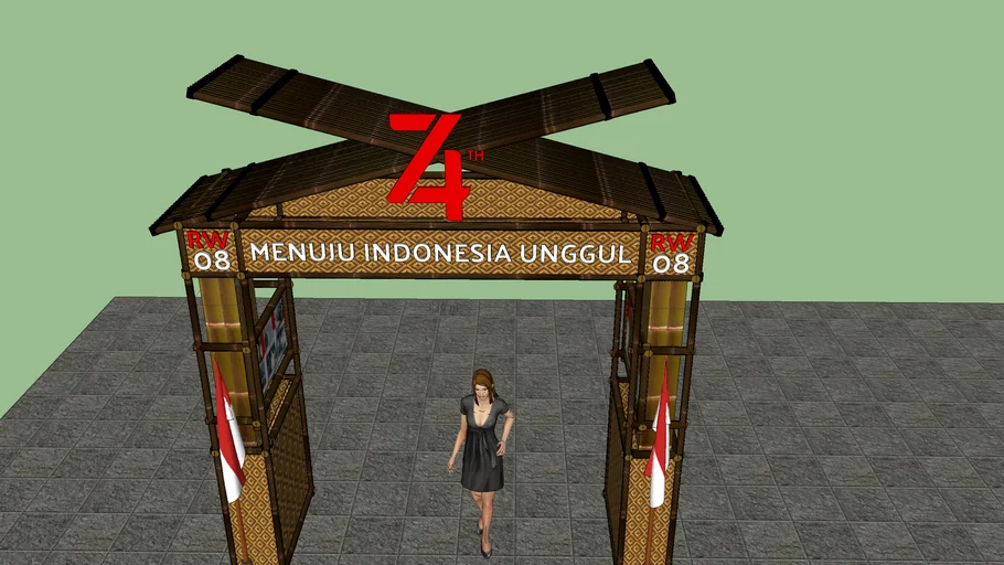 Gapura Proklamasi | 3D Warehouse