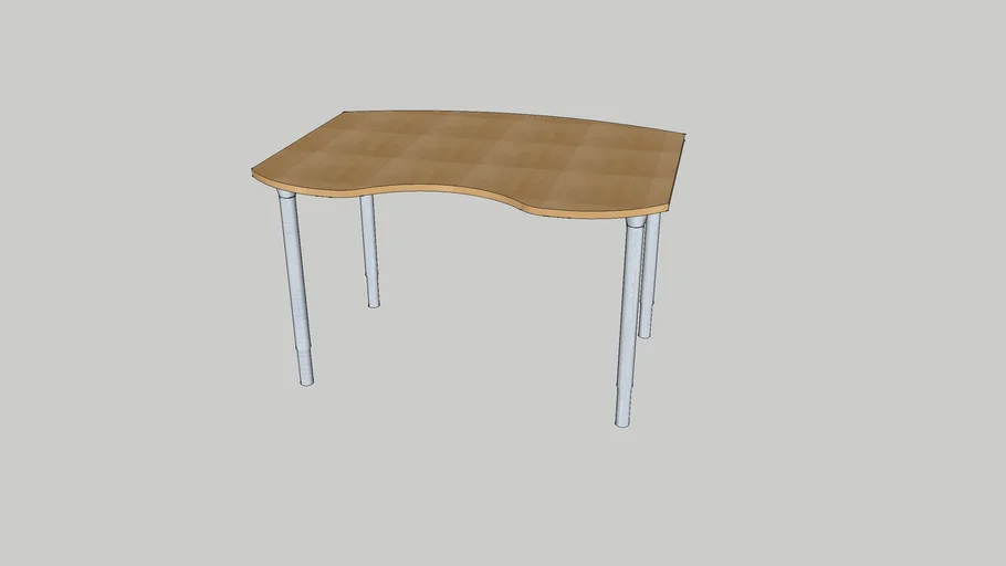IKEA Prioritet Table | 3D Warehouse
