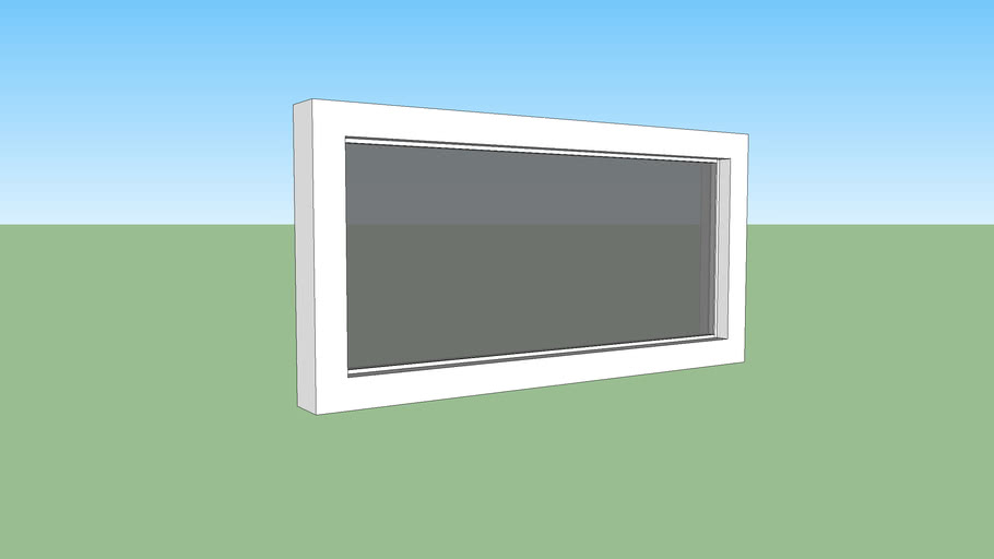 3'x1 1/2' Transom Window | 3D Warehouse