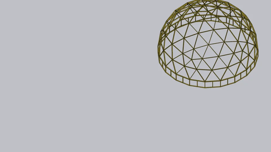 Domo F4 diametro 12m x 7m alto | 3D Warehouse