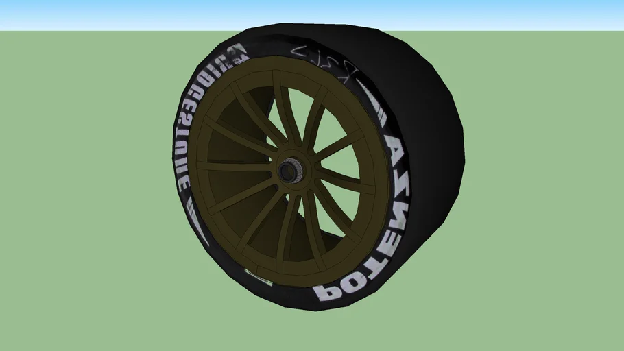 racing wheel by LH | 3D Warehouse