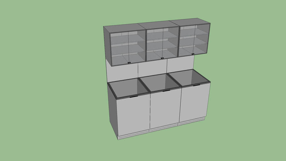 Triple retail chest freezer | 3D Warehouse