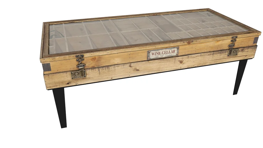 83268 Coffee Table Collector 122x55cm | 3D Warehouse