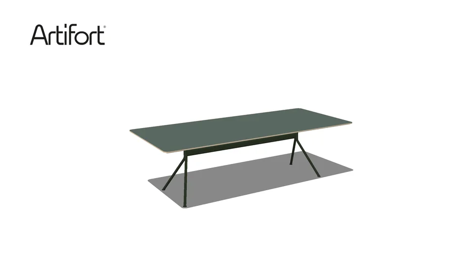 Beso Table Rectangle 260 x 110 | 3D Warehouse