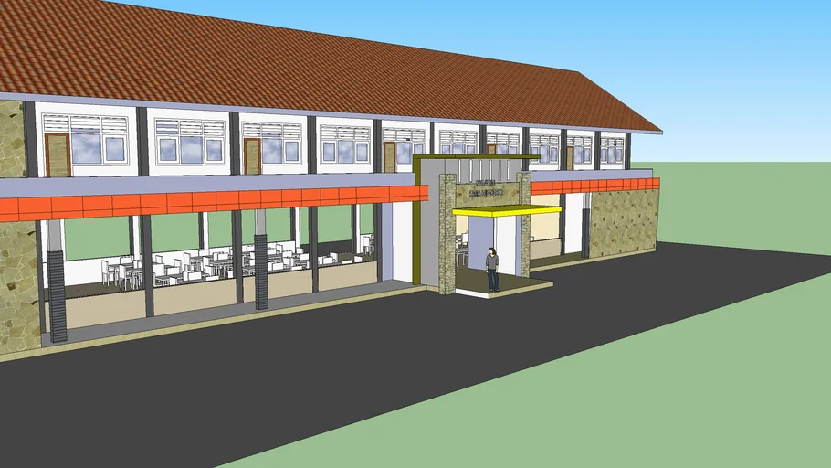 Konsep Kantin SMADA Jember | 3D Warehouse