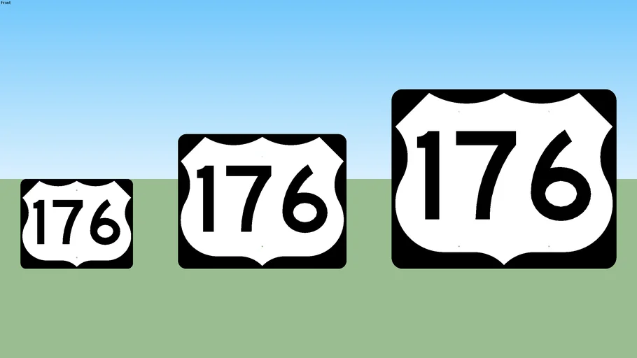 U.S. 176 Sign | 3D Warehouse