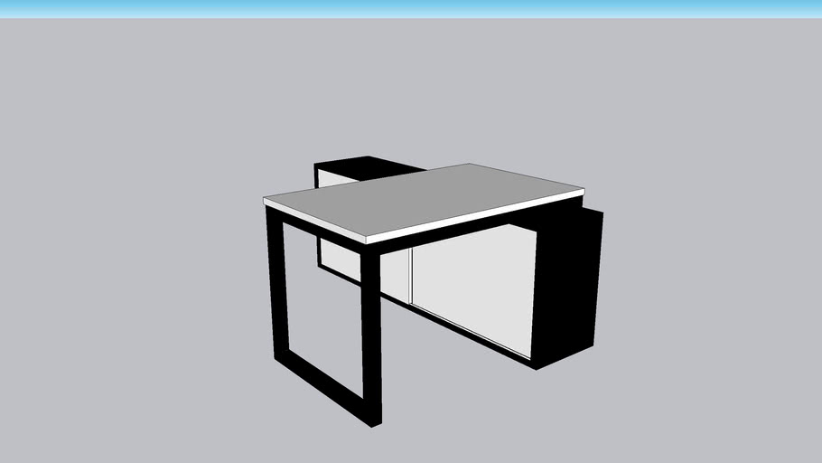 Desk workspace | 3D Warehouse
