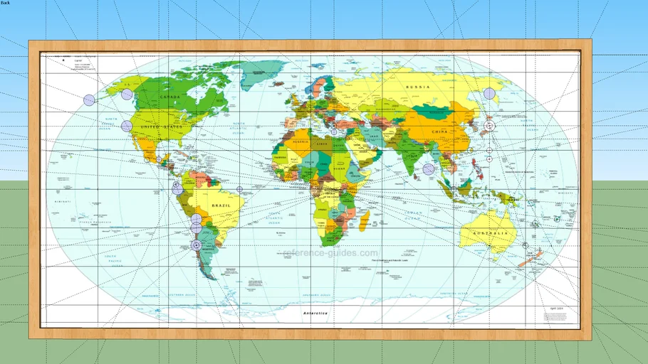 World map | 3D Warehouse