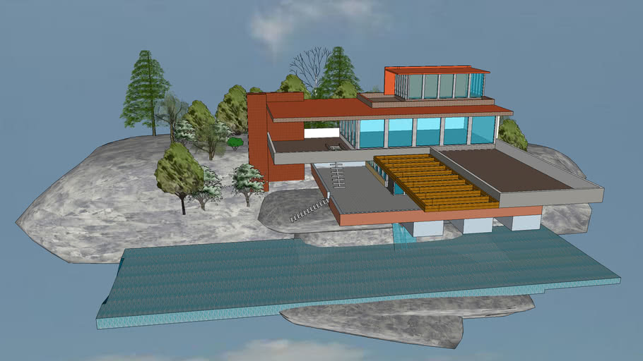 The Falling Water | 3D Warehouse