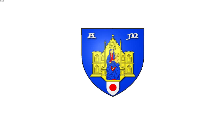 blason de la ville de Montpellier | 3D Warehouse