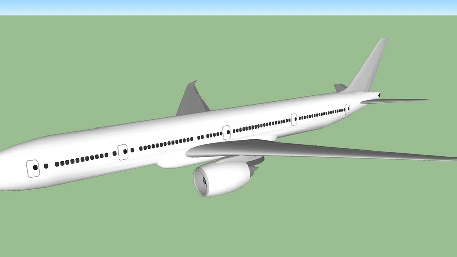 Template - Boeing 777-300ER (v.3) | 3D Warehouse