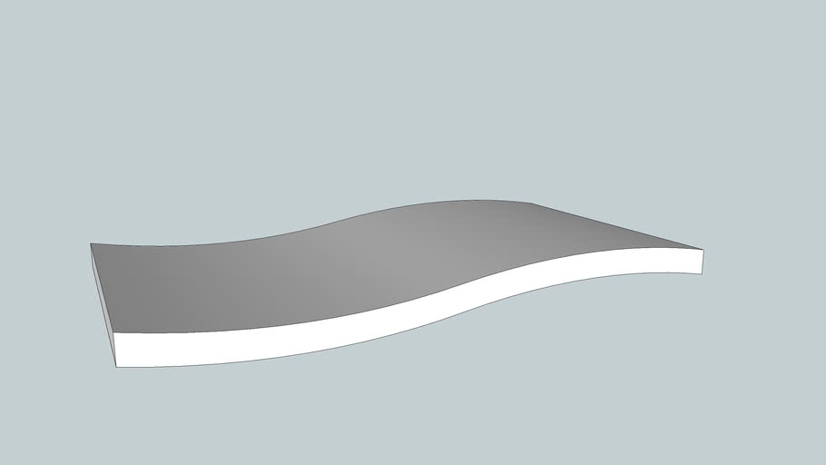 2' Acoustic Ceiling Baffle - 2' x 4' Panel | 3D Warehouse