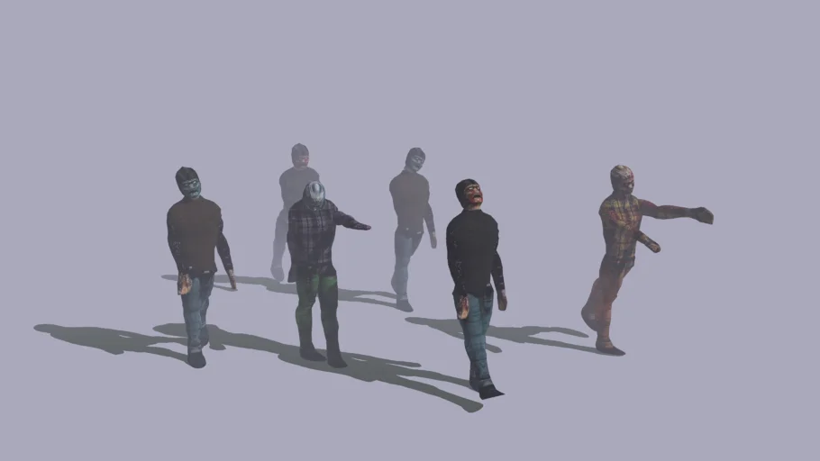 zombie horde | 3D Warehouse