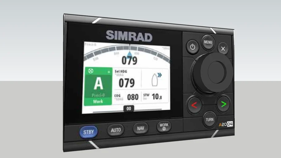 SIMRAD A2004 Rotary Autopilot Head | 3D Warehouse