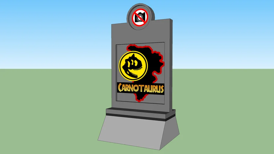 Jurassic Park Paddock Carnotaurus | 3D Warehouse