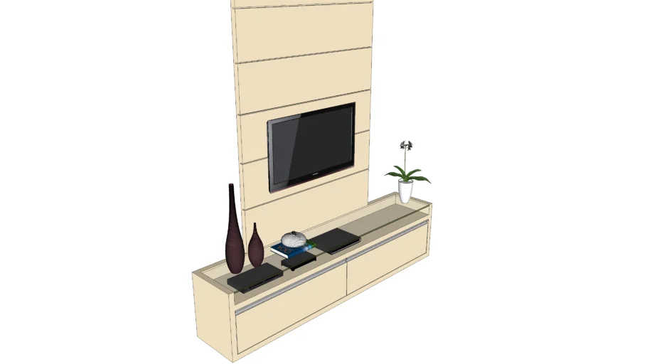 Estante para Televisão (VRAY READY) | 3D Warehouse