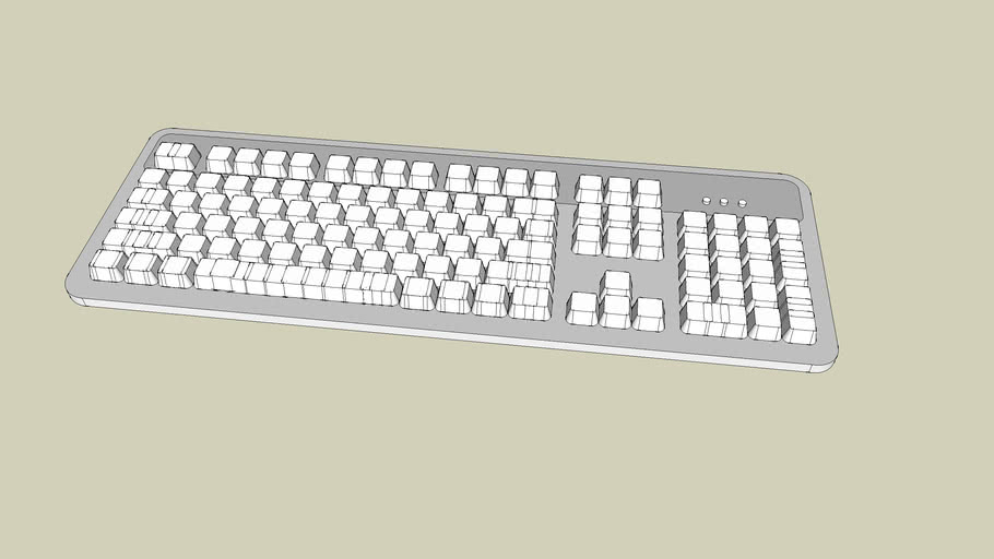 PC Keyboard | 3D Warehouse