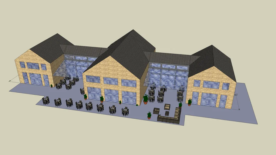 3 building clubhouse prs | 3D Warehouse