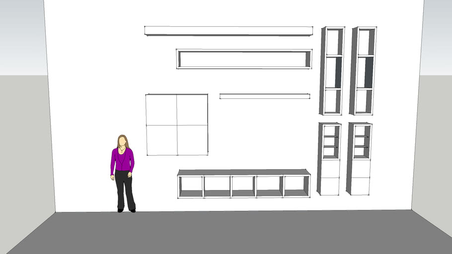 wall unit | 3D Warehouse