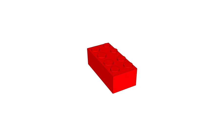 Red Lego | 3D Warehouse