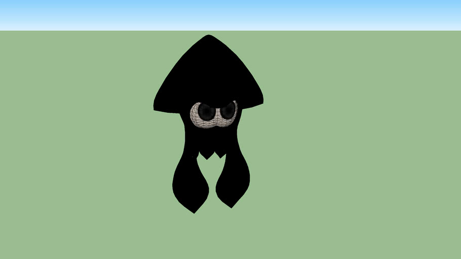 Squid black 'Splatoon' | 3D Warehouse