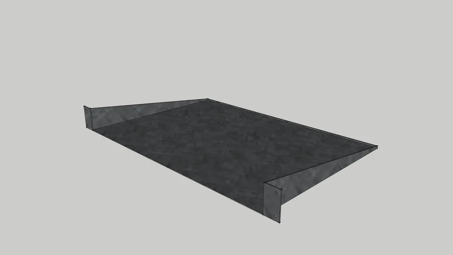 1U Rack Shelf (12inch) | 3D Warehouse