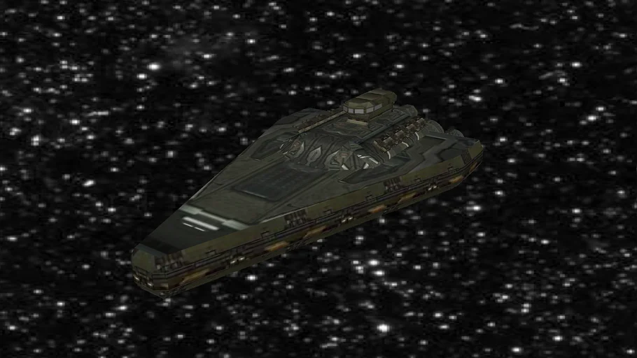 ULtra Low Poly Star Cruiser | 3D Warehouse