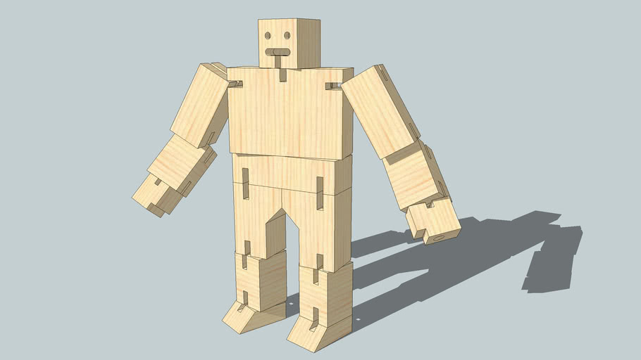 CubeBot Timber Robot | 3D Warehouse