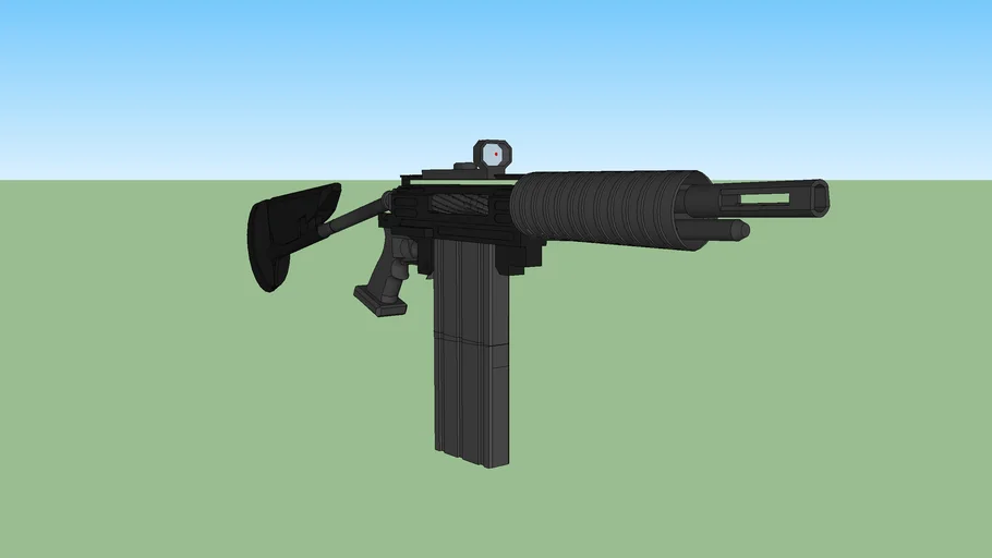 50 Cal. Assault Rifle | 3D Warehouse