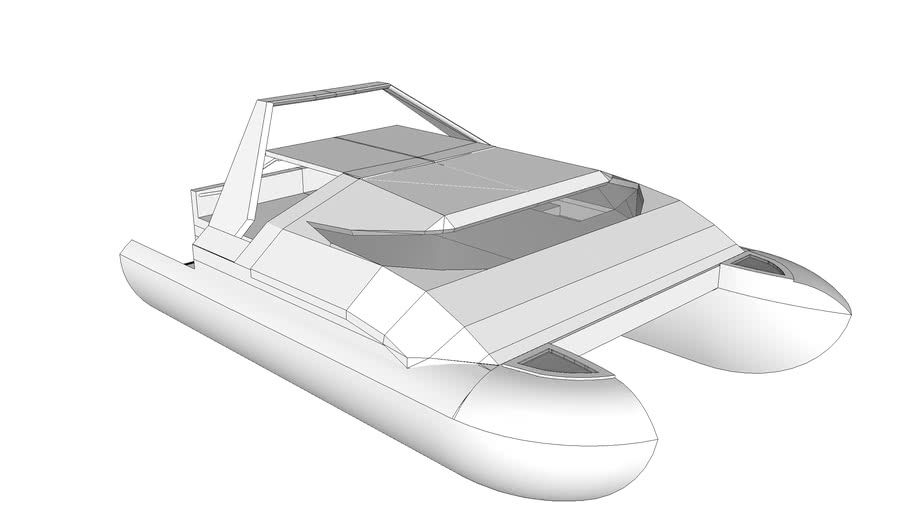 catamaran speed boat | 3D Warehouse