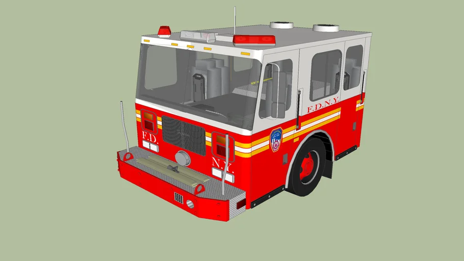 FDNY cab | 3D Warehouse