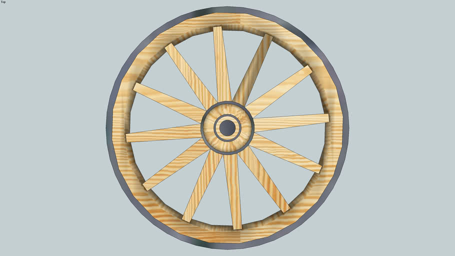 Roda kayu 2 | 3D Warehouse