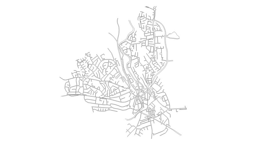 Town Road Layout | 3D Warehouse