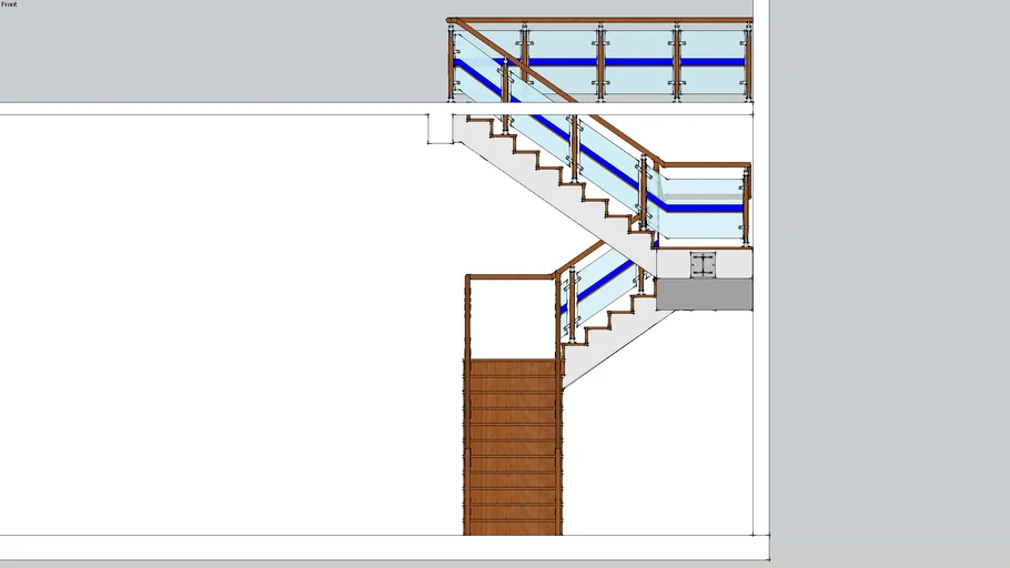 STAIR SHINHAN BANK GO VAP | 3D Warehouse