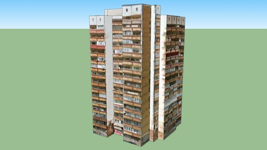 Bulgaria, Sofia, Lulin 4, block 436 | 3D Warehouse