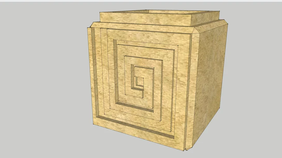 Uxmal Style Block | 3D Warehouse