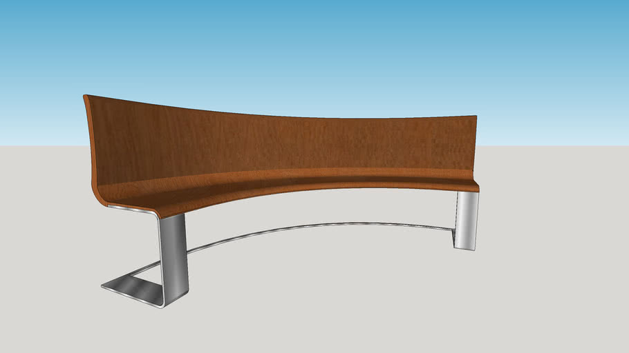 Curved Bench | 3D Warehouse