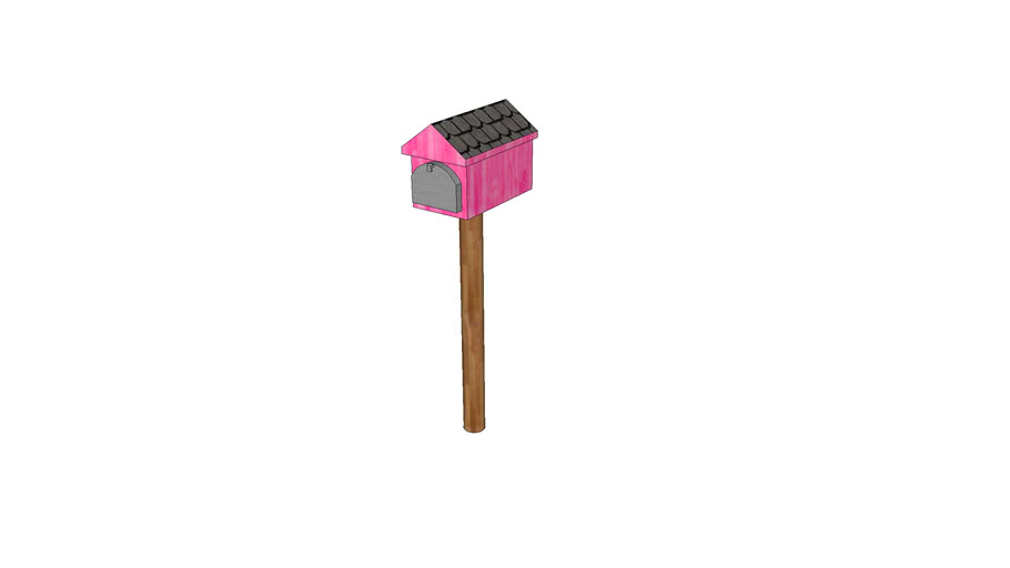 Mailbox (pink) | 3D Warehouse