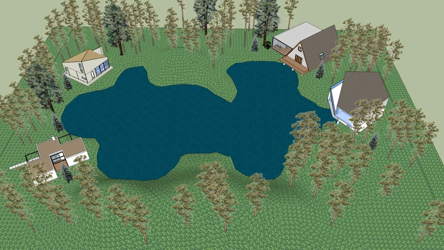 Lake Houses | 3D Warehouse