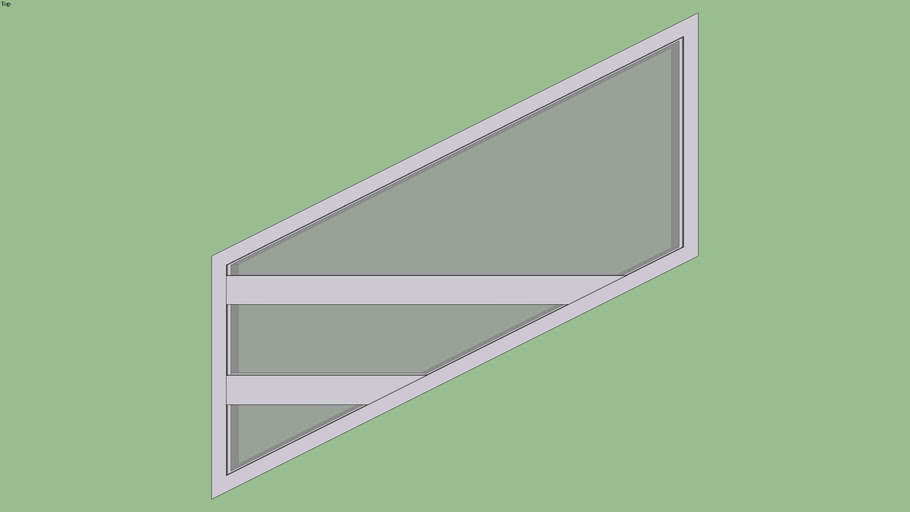 Marvin Modern Direct Glaze Parallelogram Window P4-3 | 3D Warehouse