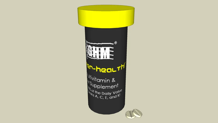super-health! Chewable Multivitamin & Fiber Supplement | 3D Warehouse
