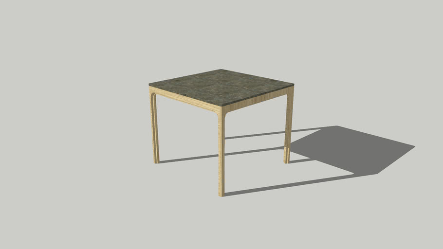 BineTable 900 Oak Army | 3D Warehouse