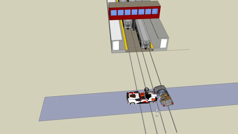 Train tracks jump(not finnished) | 3D Warehouse