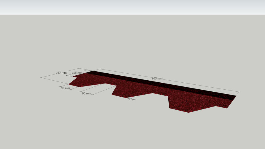 Asphalt Shingles - Pro S125 Hexagonal - Ondura | 3D Warehouse